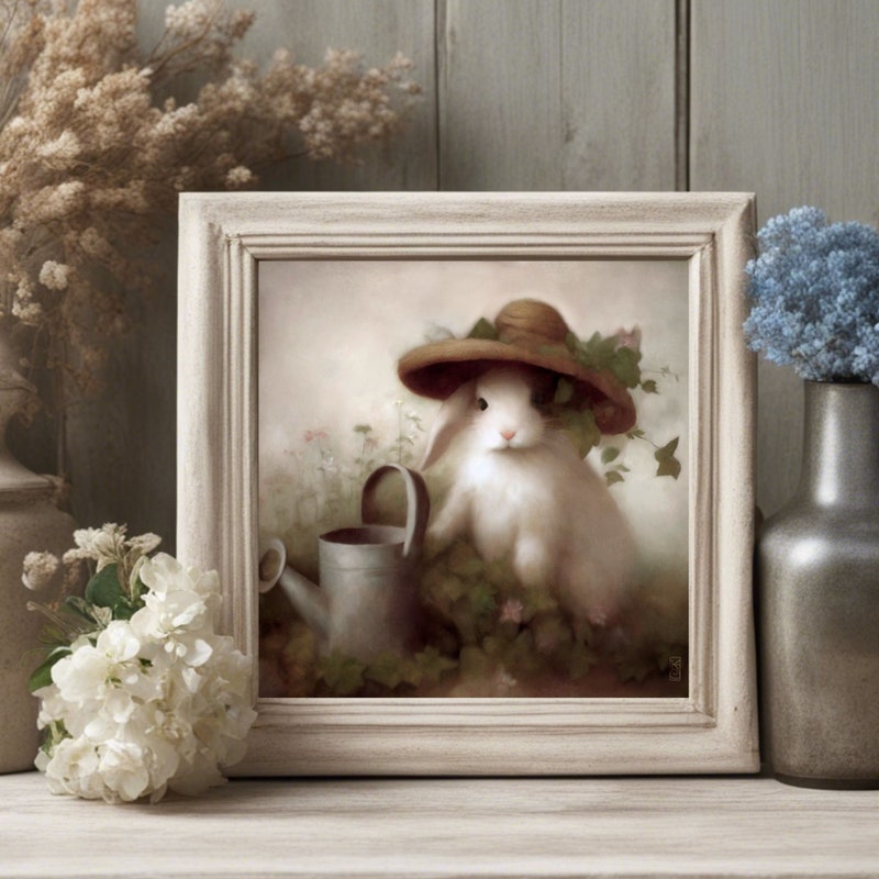 Rabbit Picture - Etsy