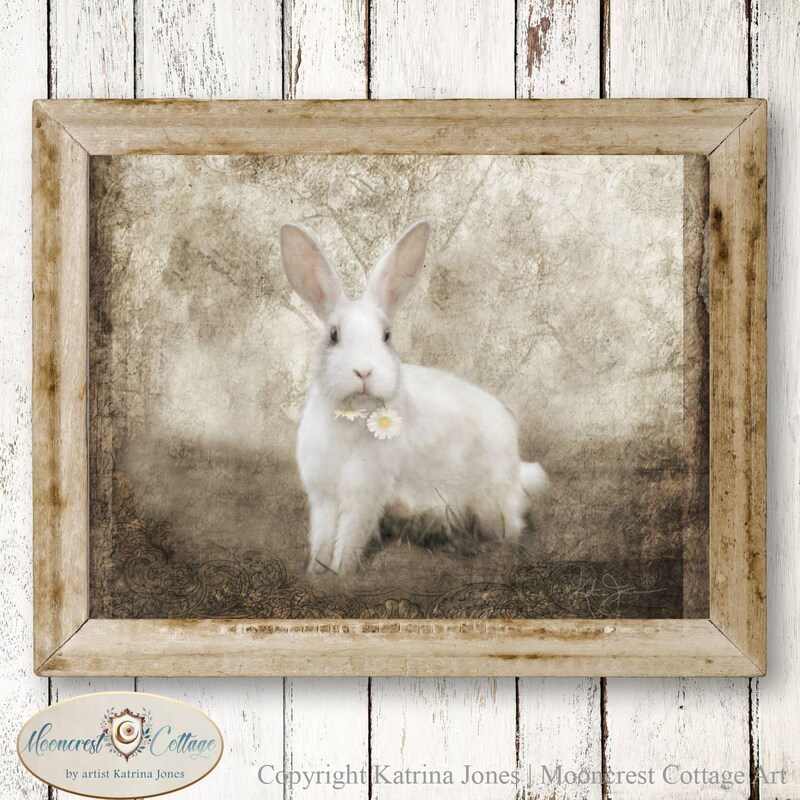 White Rabbit Art - Etsy