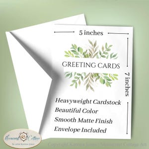 Winter Nature Wildlife Blank Greeting Cards - Cute Bear Pair Painting ...