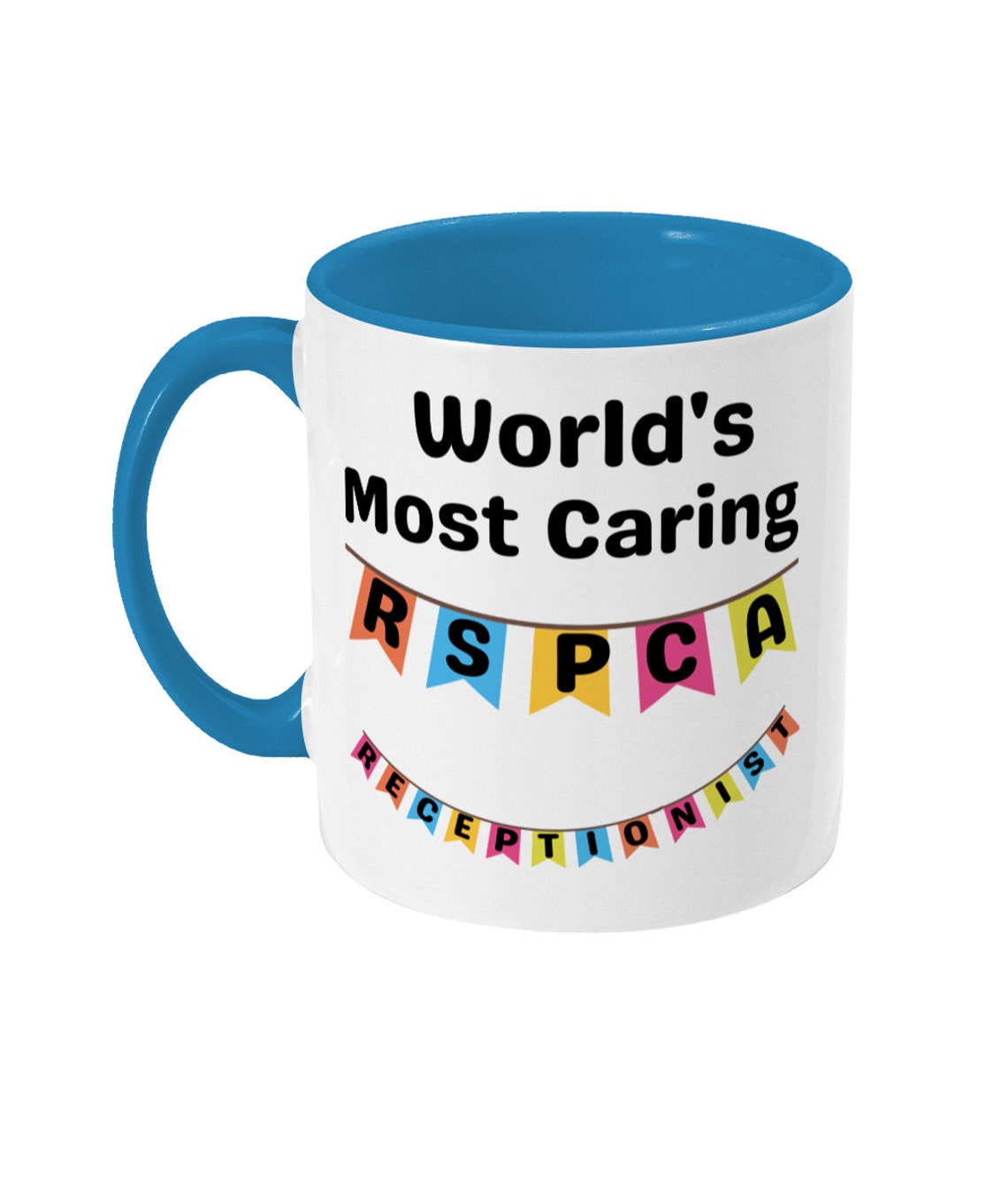 World's Most Caring RSPCA Receptionist Mug, RSPCA Receptionist Coffee ...