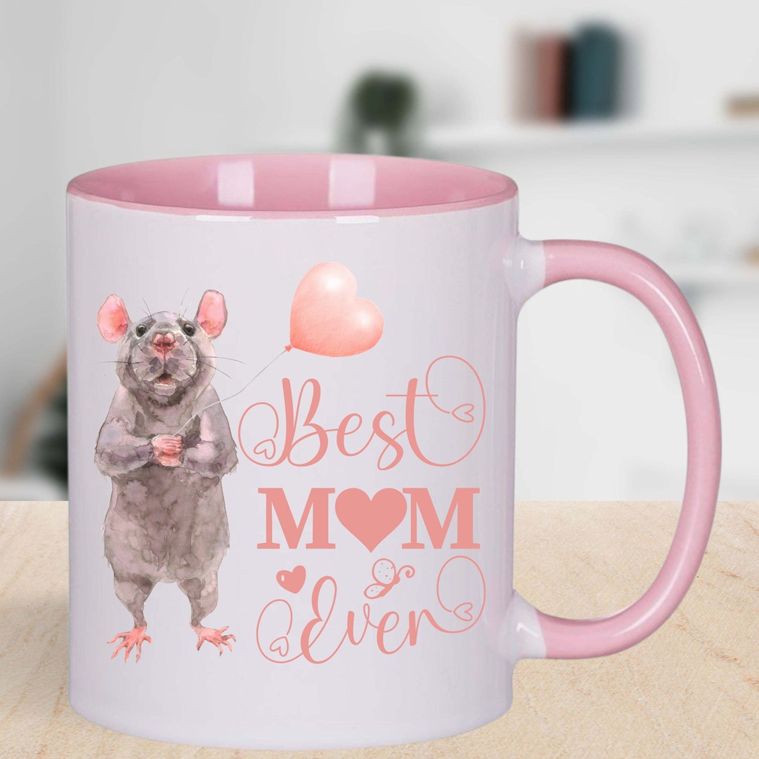 Best Mum Ever Rat Mug, Best Rat Mom Ever Rat Mug, Rat Lover Gift, Rat ...
