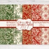 Festive Felicitations Christmas Collage Papers DIGITAL - Etsy