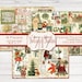 Festive Felicitations Christmas Collage Papers - DIGITAL - Etsy