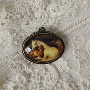 Sir Edwin Henry Landseer, Cameo Brooch, the Arab Tent, Original Ca ...