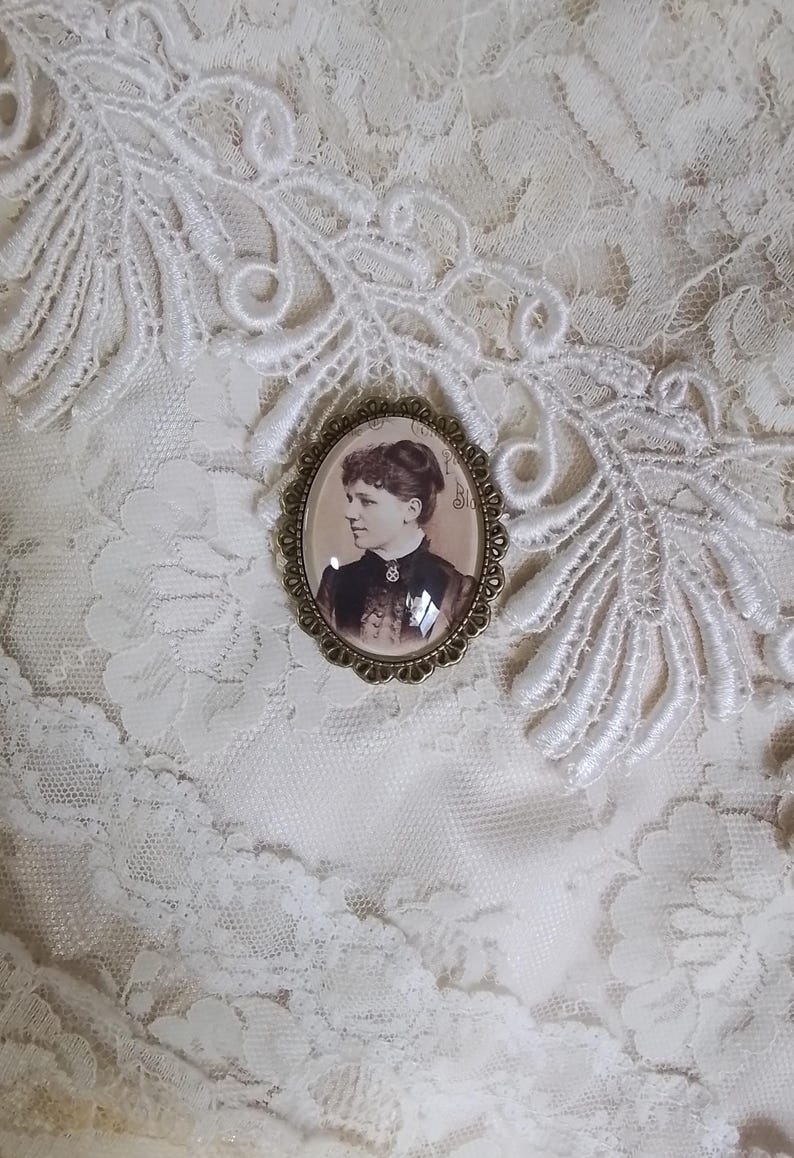 Winnie Davis Cameo Brooch: Civil War Historical Image, Reenactor, UDC ...
