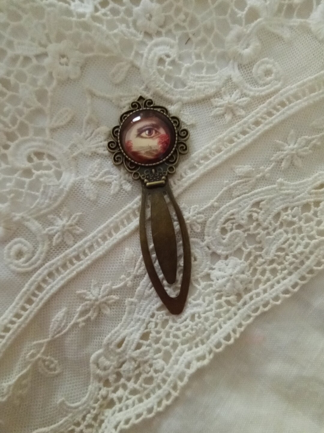 Victorian Eye Cameo Bookmark, Victorian Gift Tradition, Teacher Gift ...