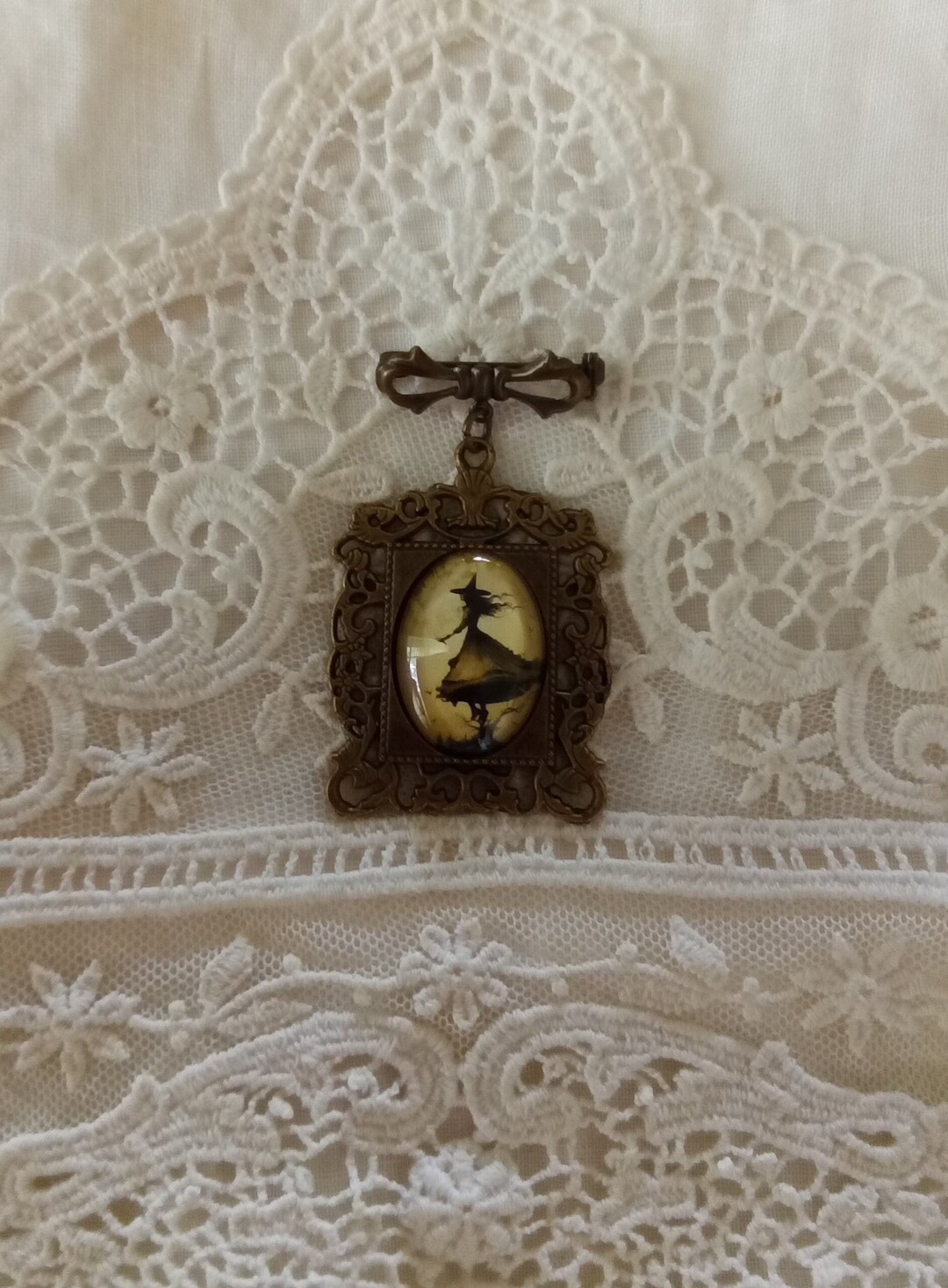 Victorian Witches Brooch, Witch Gift, Halloween or Anytime, Inspired ...
