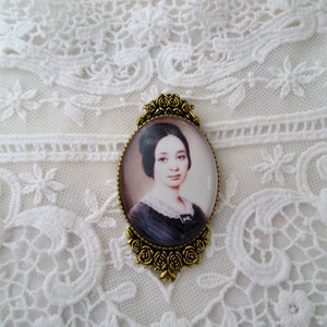 Varina Davis Cameo Brooch: Historical Portrait Reproduction - Etsy