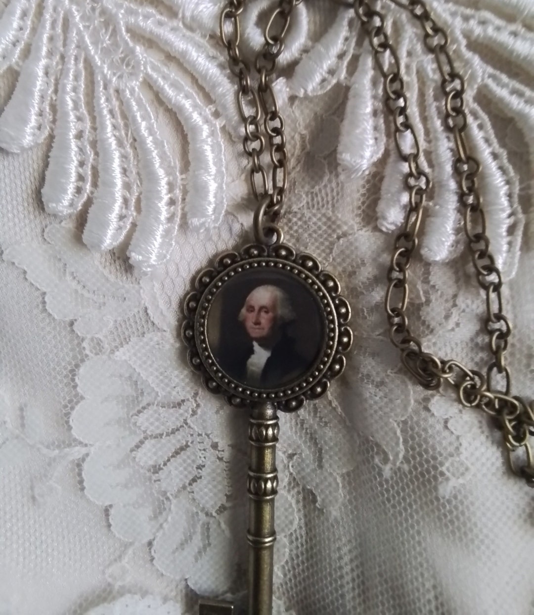 President George Washington Pendant, Washington Jewelry, Insignia, DAR ...