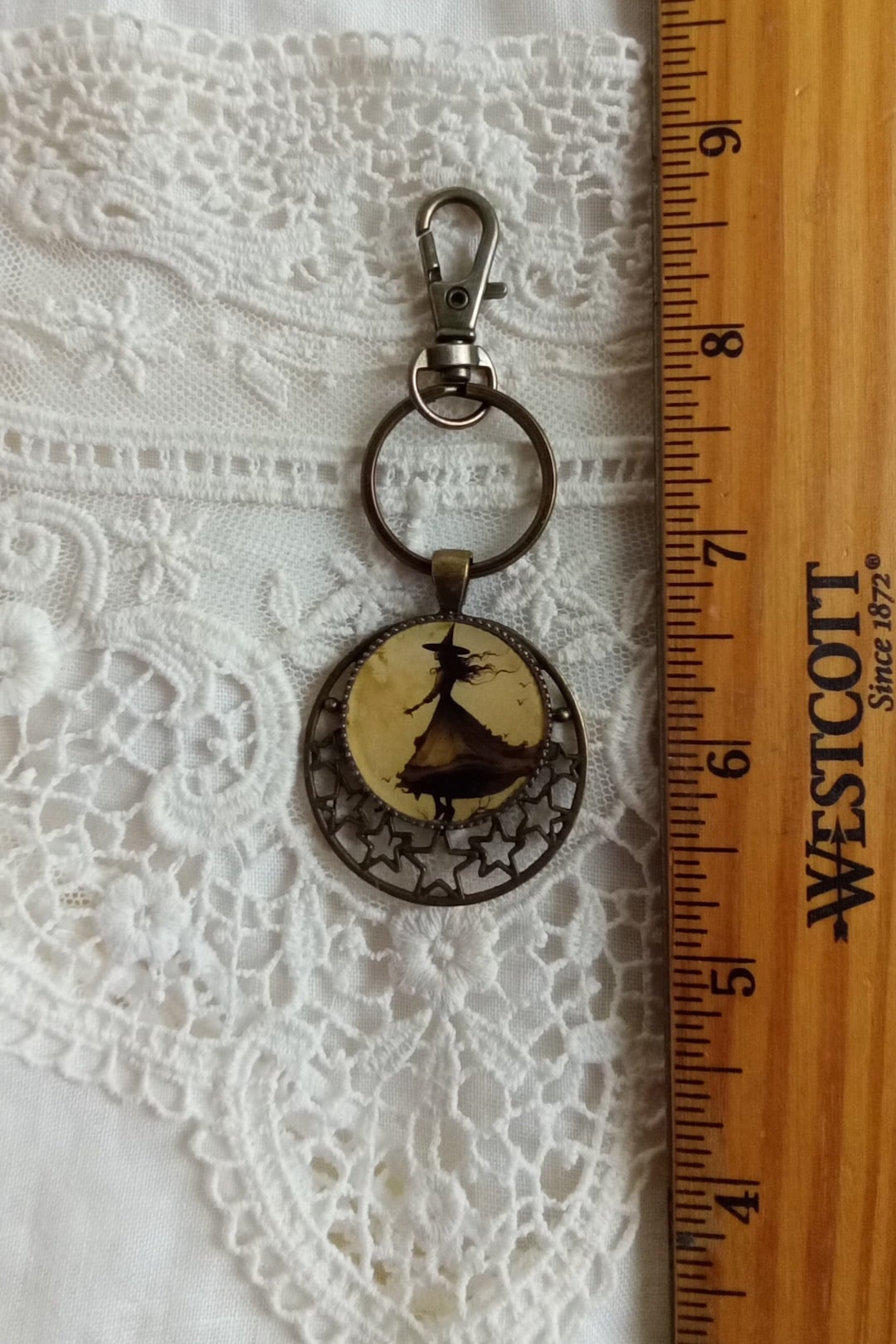 Victorian Witches Keychain, Whimsical Witch Gift, Add Magic to Everyday ...