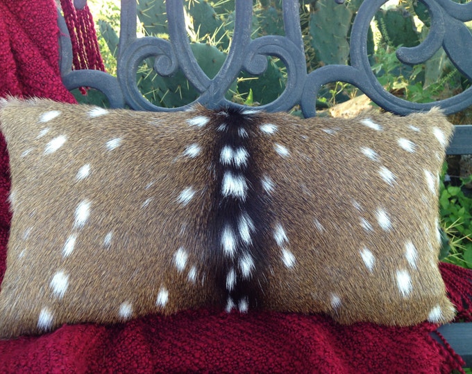 Axis Deer Hide Pillow - Etsy