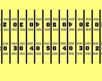 Football Field Wall Decals | Etsy