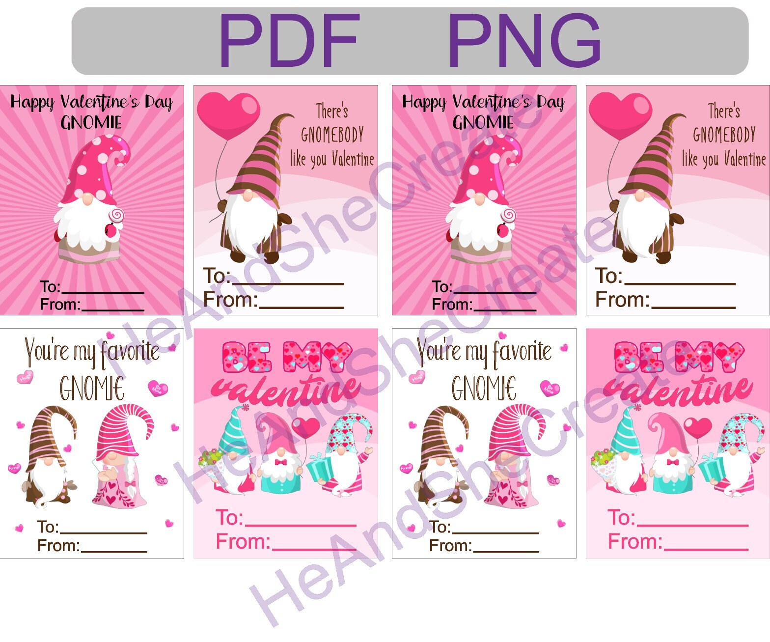 DIGITAL Valentine's Day Cards Printable Valentine's | Etsy