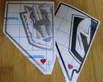 Vegas Golden Knights Glitter Decal - Etsy