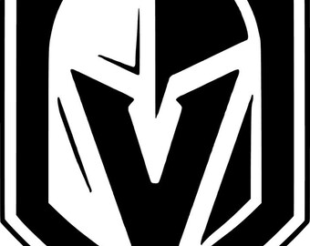 Vegas Golden Knights Glitter Decal - Etsy