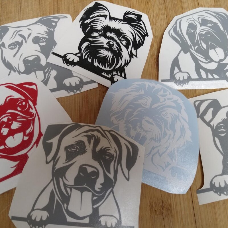 Dog Breed Decal - Etsy
