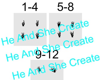 ASL Alphabet L 783-A216 Stencil - Etsy