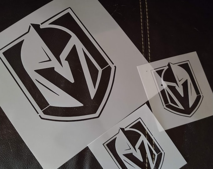 Vegas Golden Knights Glitter Decal - Etsy