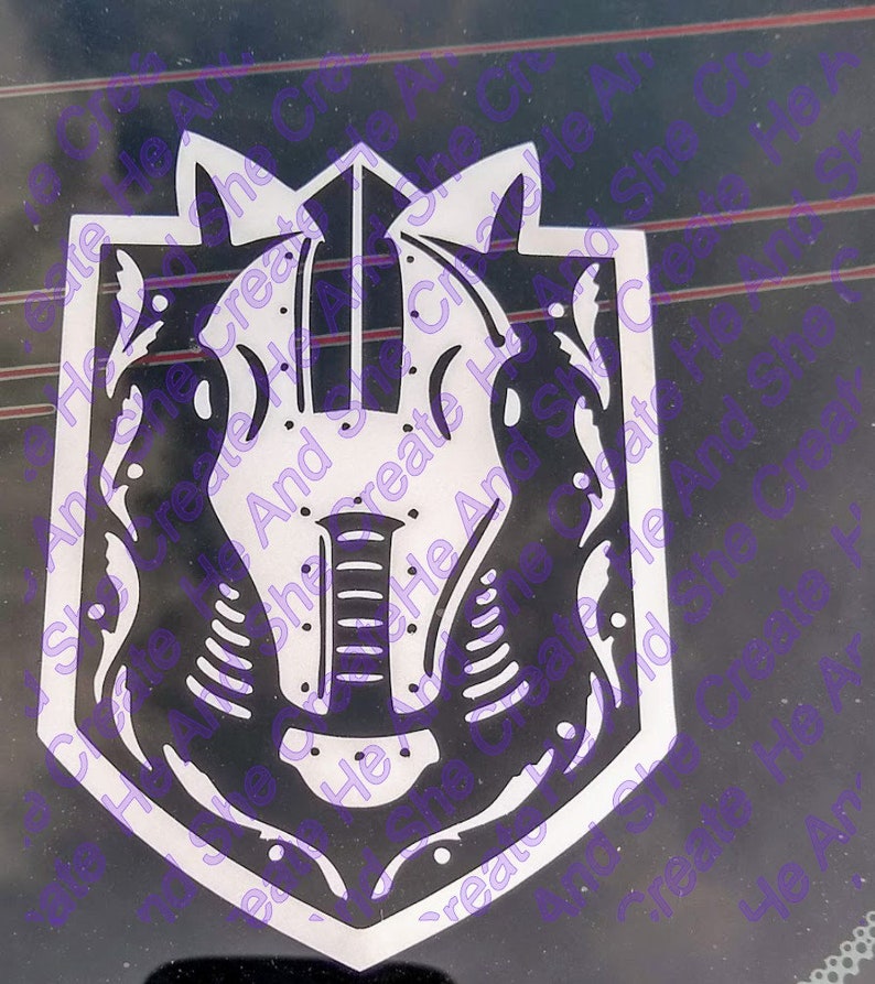 Henderson Silver Knights Vinyl Decal HSK VGK Car Decal - Etsy