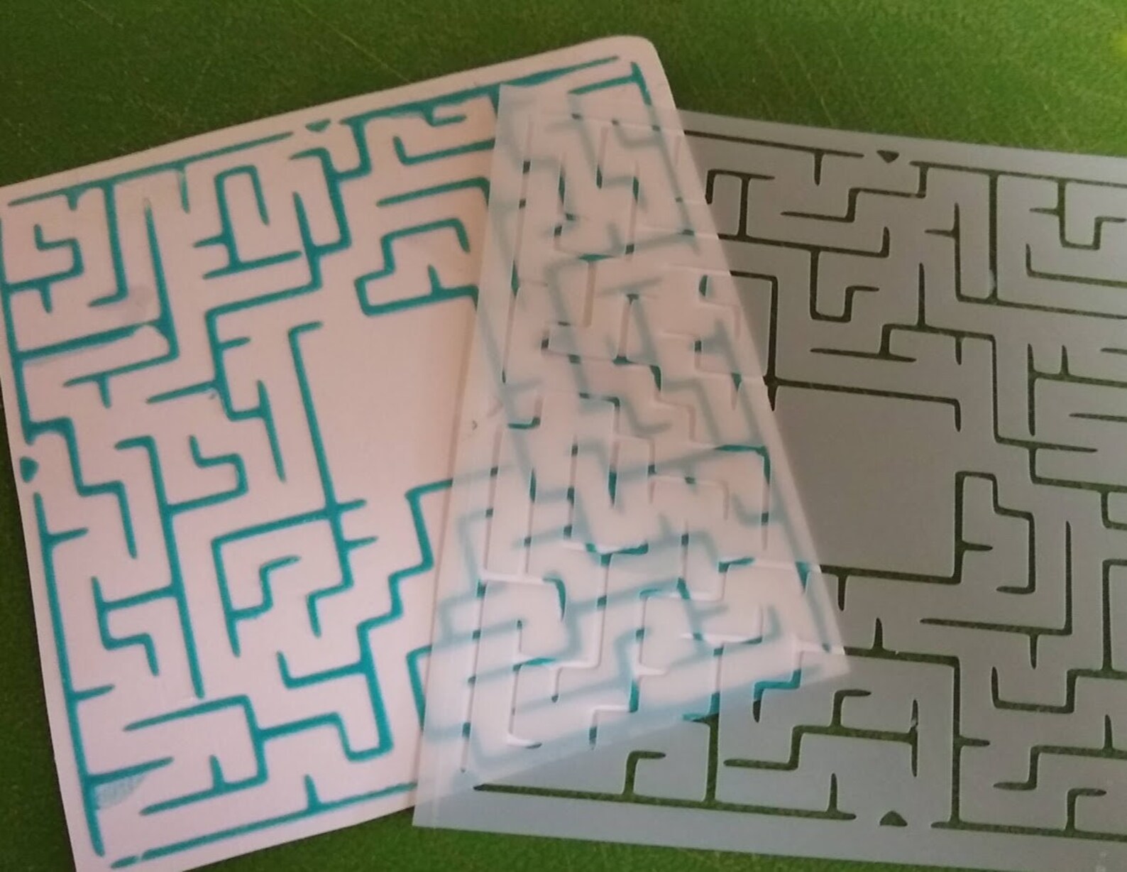 Square Maze Stencil Word Search Word Find PYO Cookie - Etsy