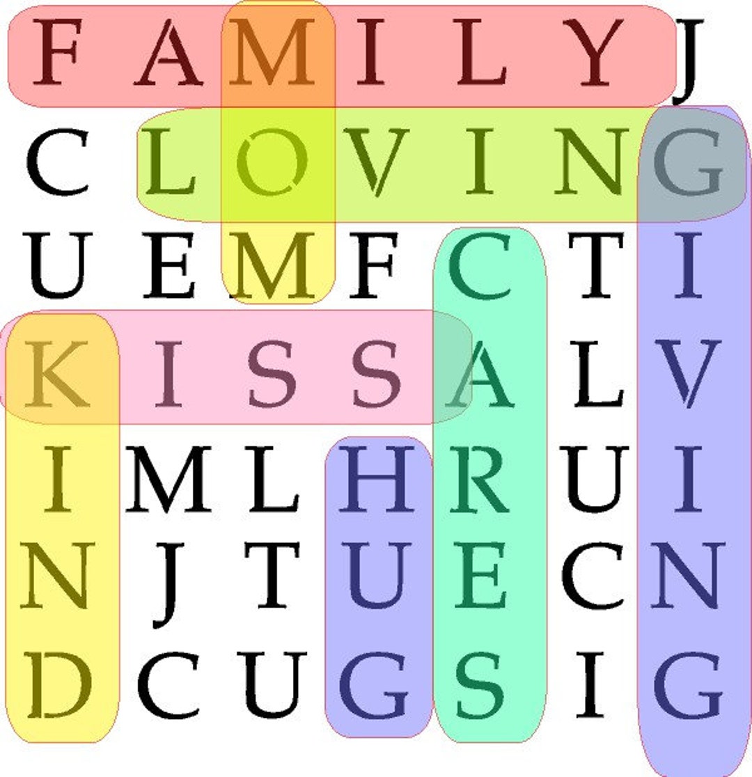 Mother's Day Word Search Stencil DIGITAL Download, Word Find, SVG, PNG ...