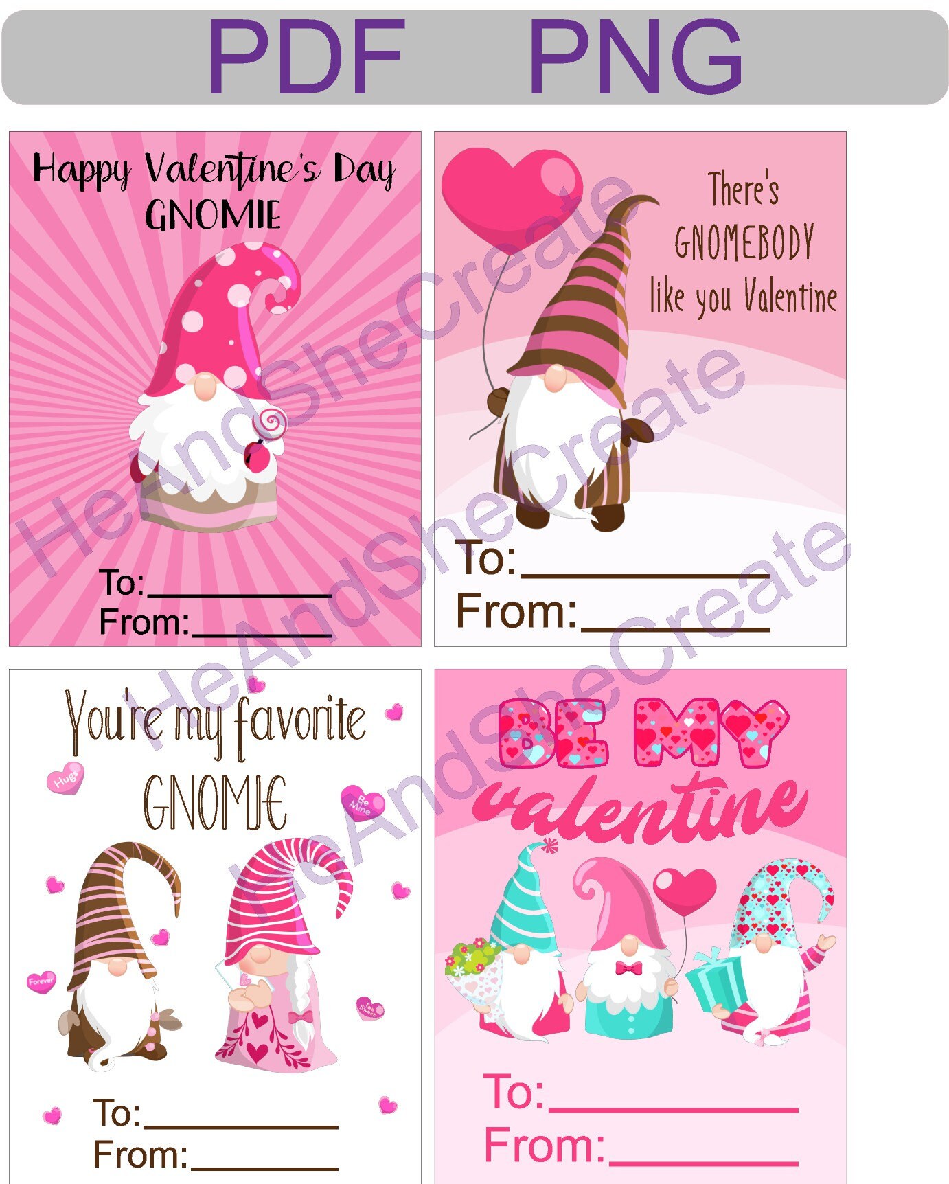 DIGITAL Valentine's Day Cards Printable Valentine's | Etsy
