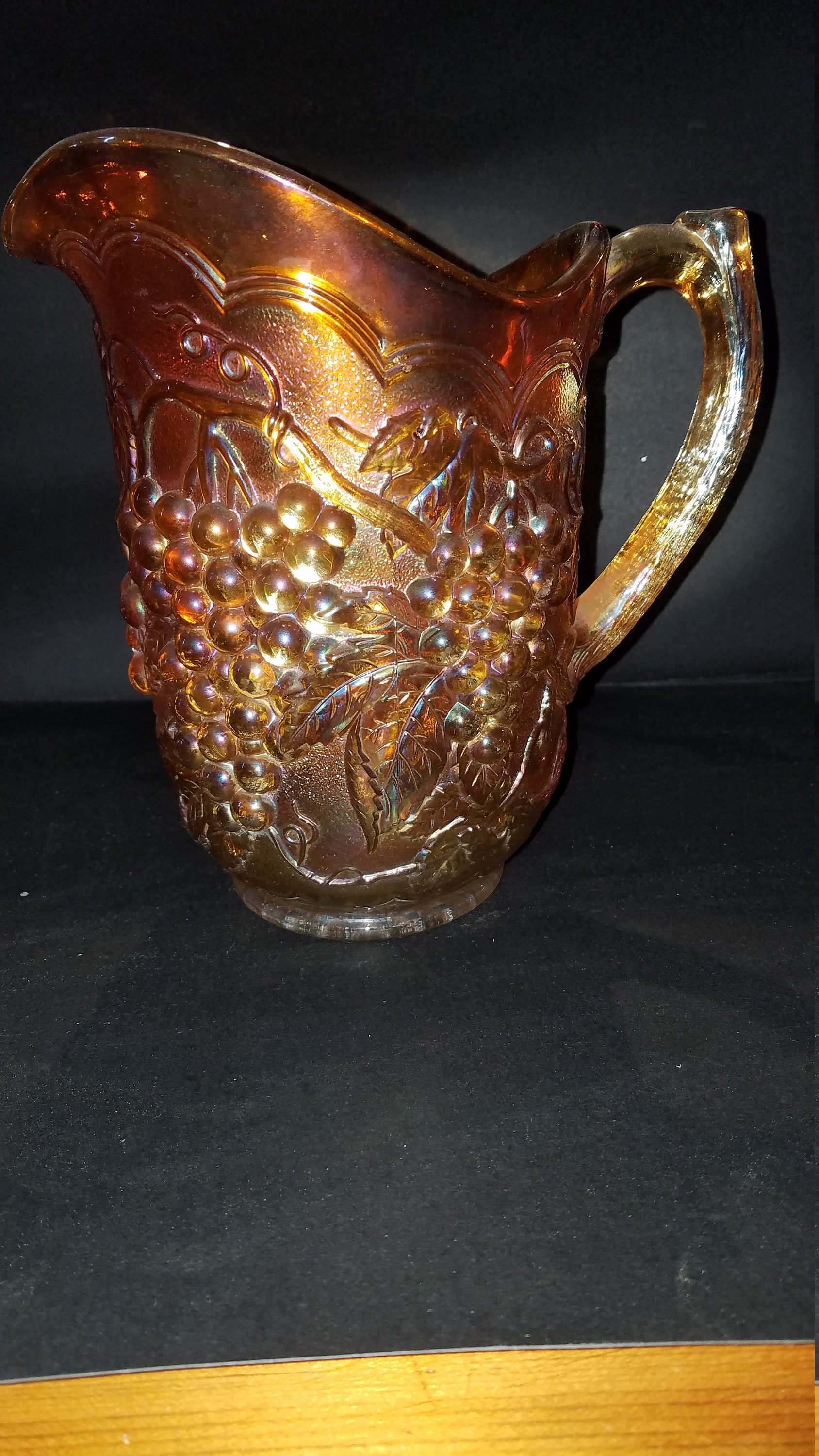 Vintage Imperial Glass Pitcher - Etsy