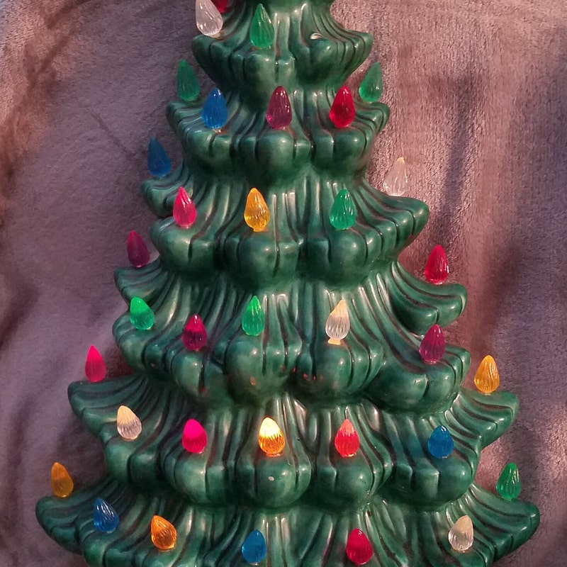 Ceramic Xmas Tree - Etsy