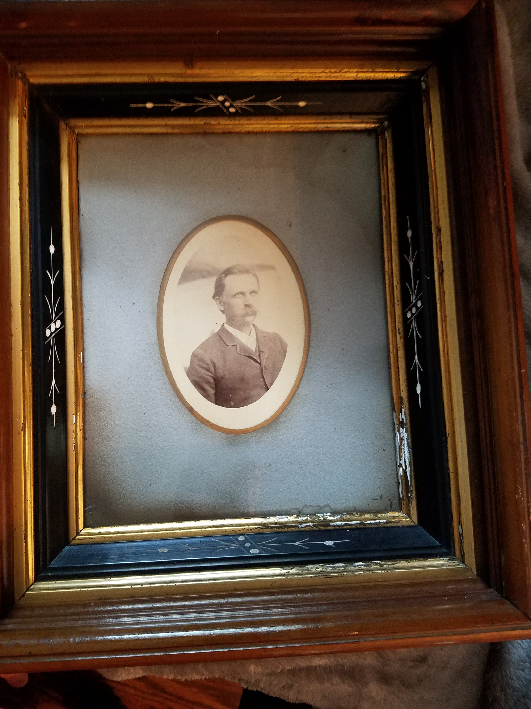 Vintage Self-Portrait Lithograph/ Self-Portraits/ Black and White ...