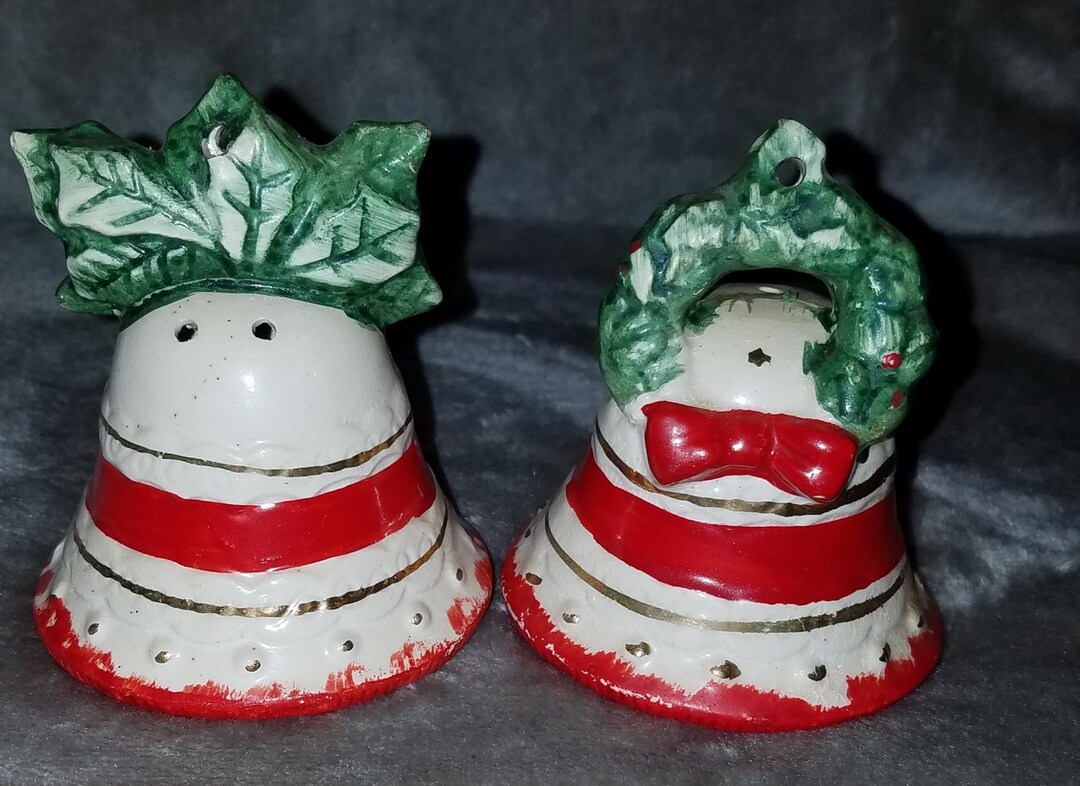 Vintage Bell Salt & Pepper Shakers - Etsy