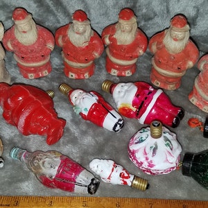 Vintage Christmas Tree Light Covers & Light Bulbs - Etsy