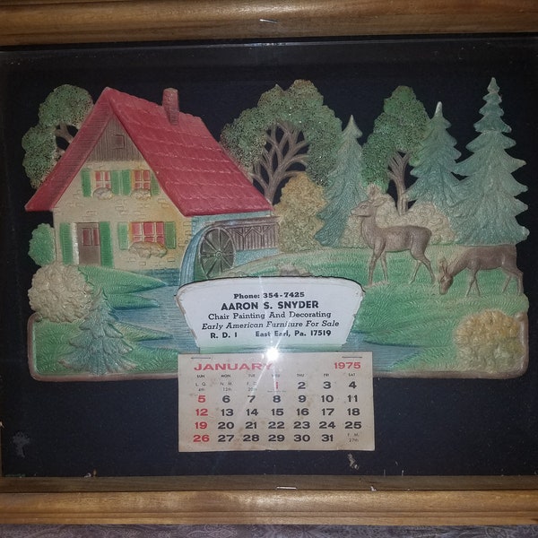 Die Cut Calendar - Etsy