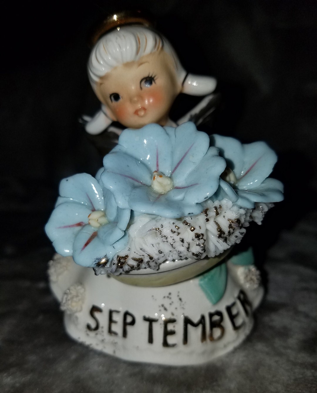 Vintage Geo Z Lefton Angel September Morning Glory 482 - Etsy