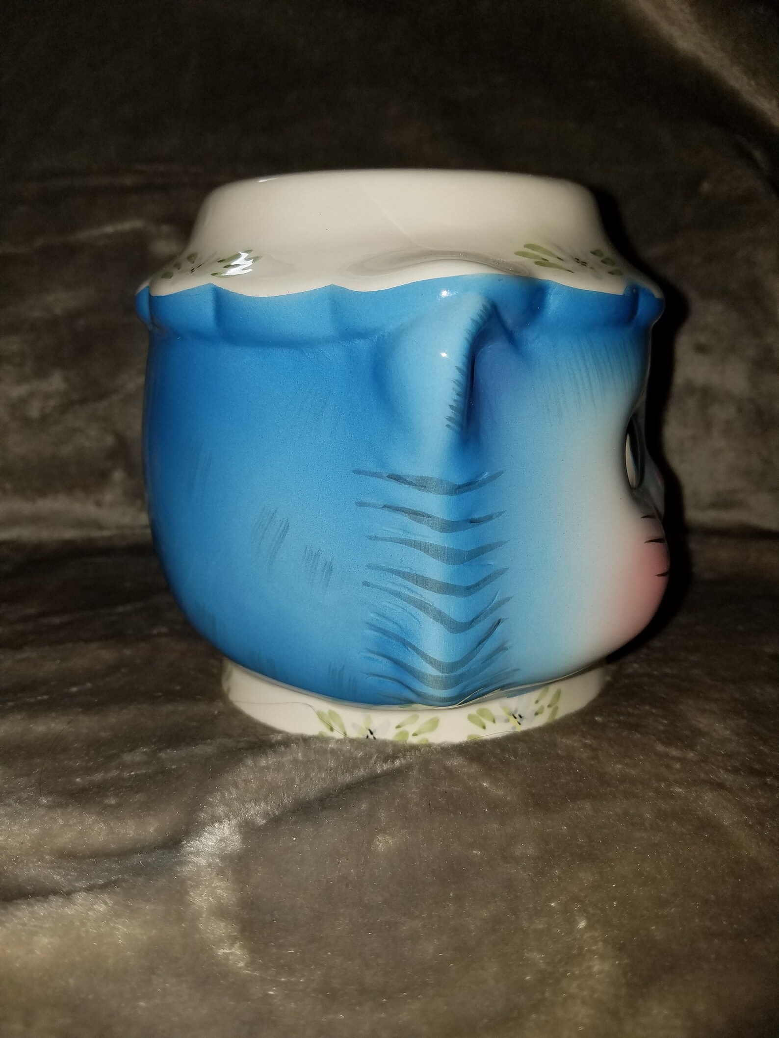 Vintage Lefton Miss Priss Blue Cat Kitty Bank 2003 RARE - Etsy