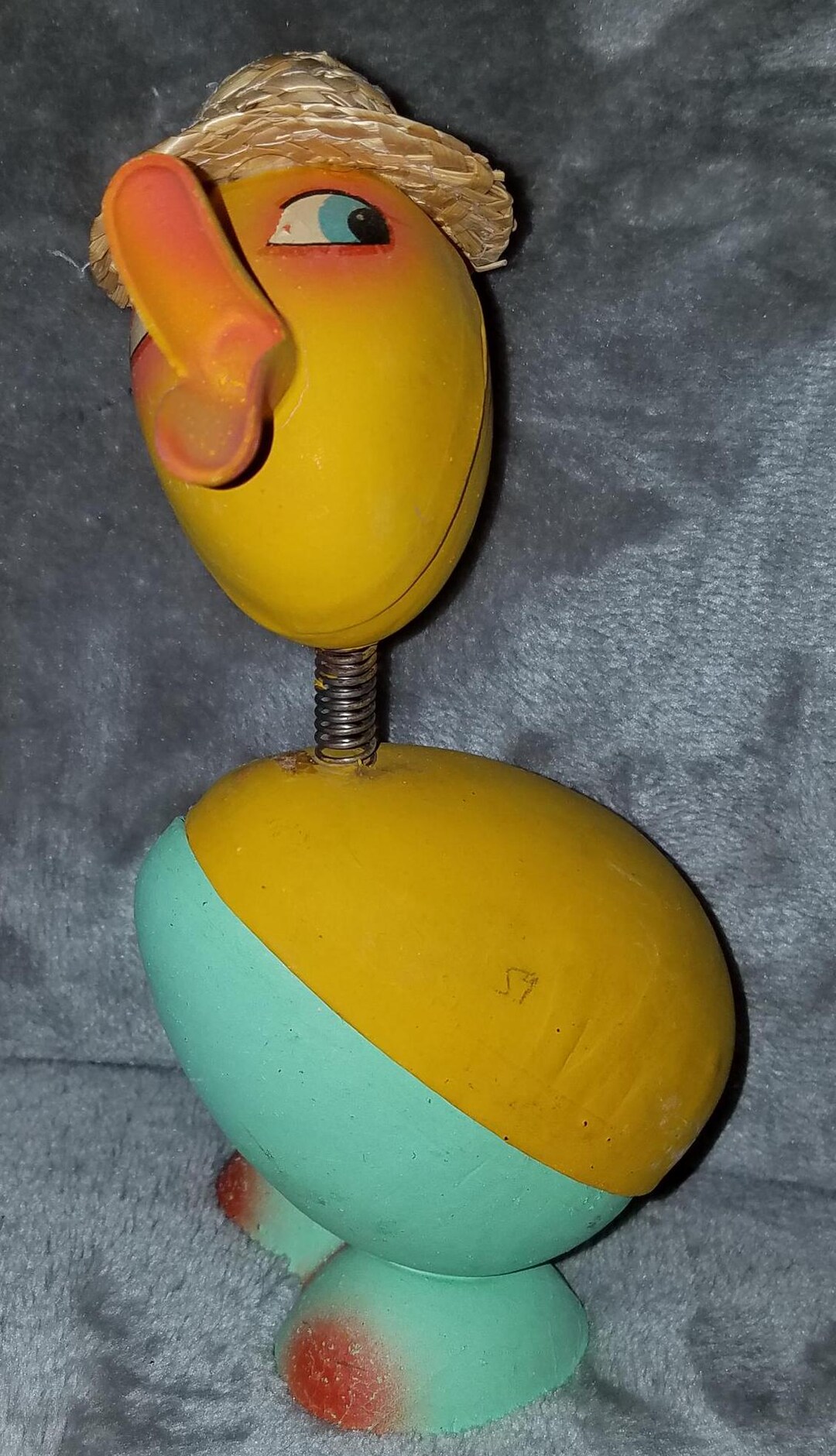 Vintage Duck Candy Container - Etsy