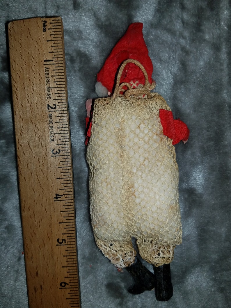 Antique Netted Santa Candy Container - Etsy