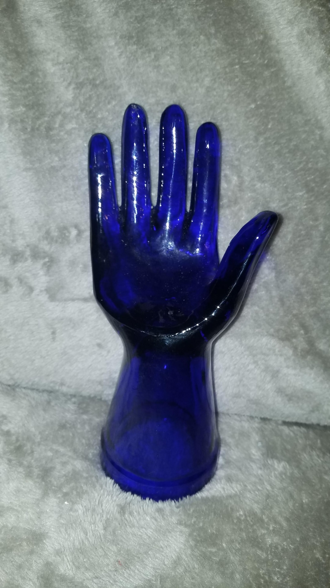 Colbalt Blue Glass Hand - Etsy