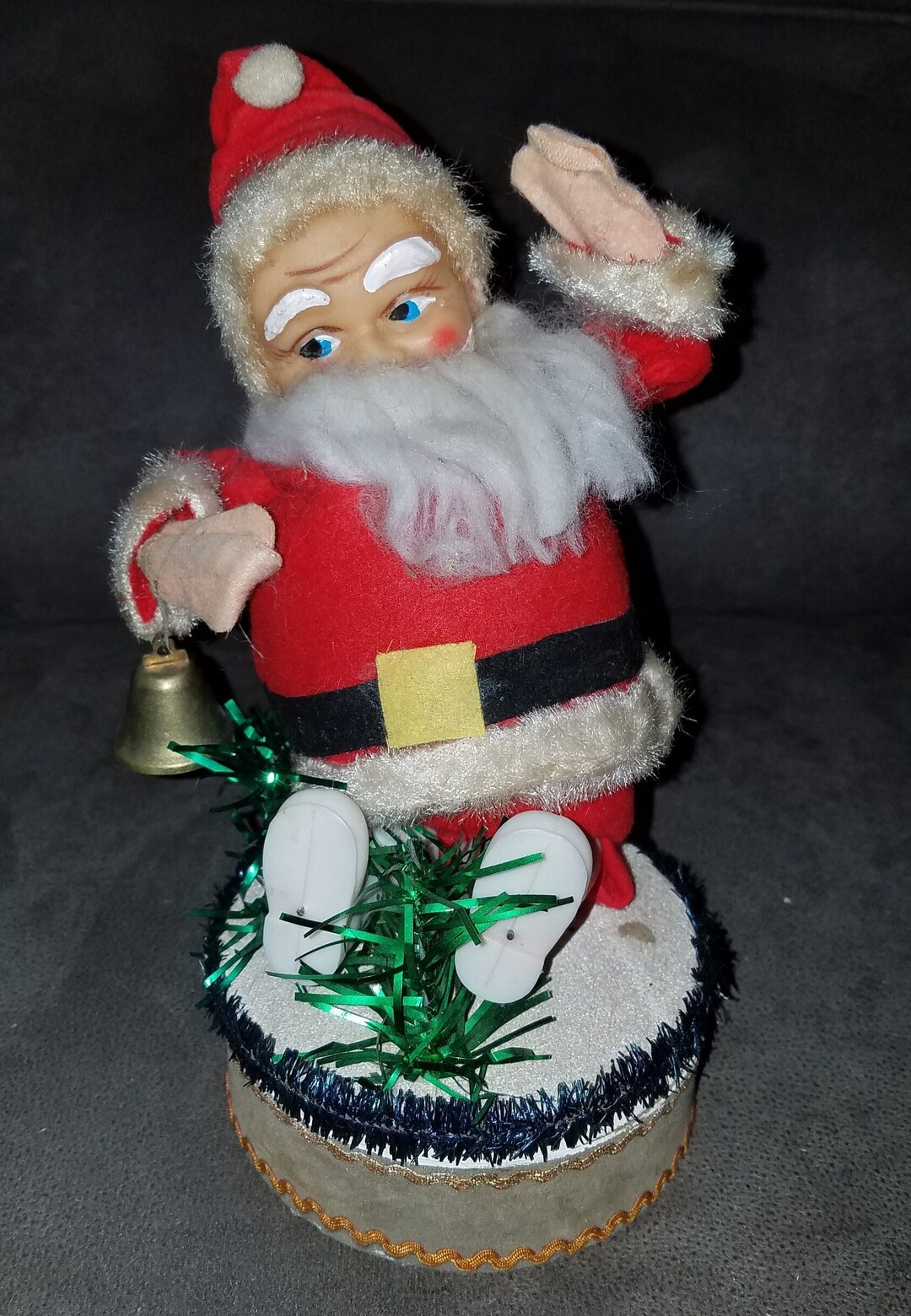 Vintage Musical Christmas Santa (jingle Bells) - Etsy