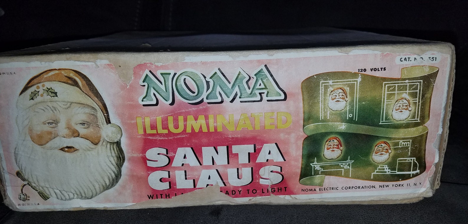 Vintage Noma Illuminated Santa Clause - Etsy