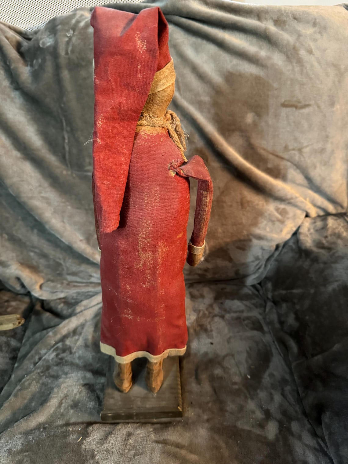 Primitive Santa W/red Coat & Buttons 21" - Etsy