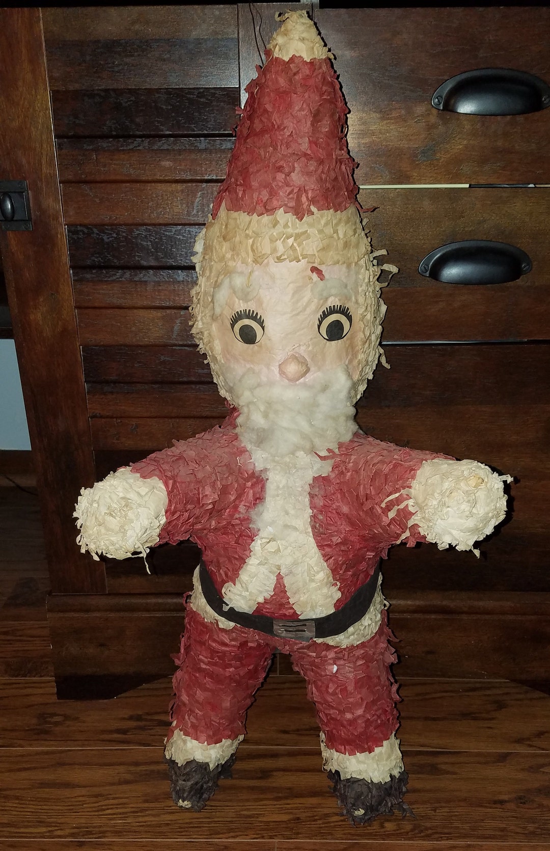 Vintage Authentic Handmade Santa Mexican Pinata - Etsy