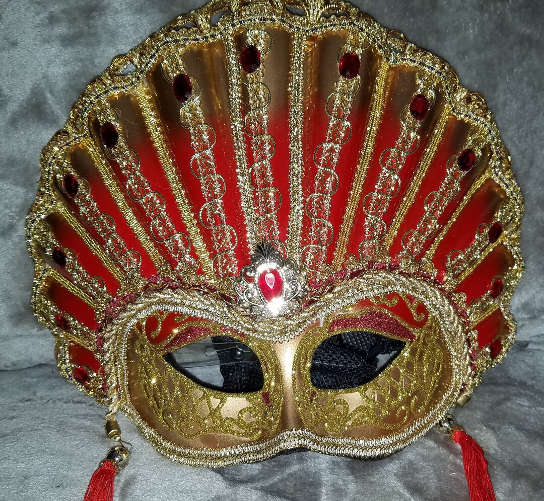 Rhinestone Masquerade Mask - Etsy