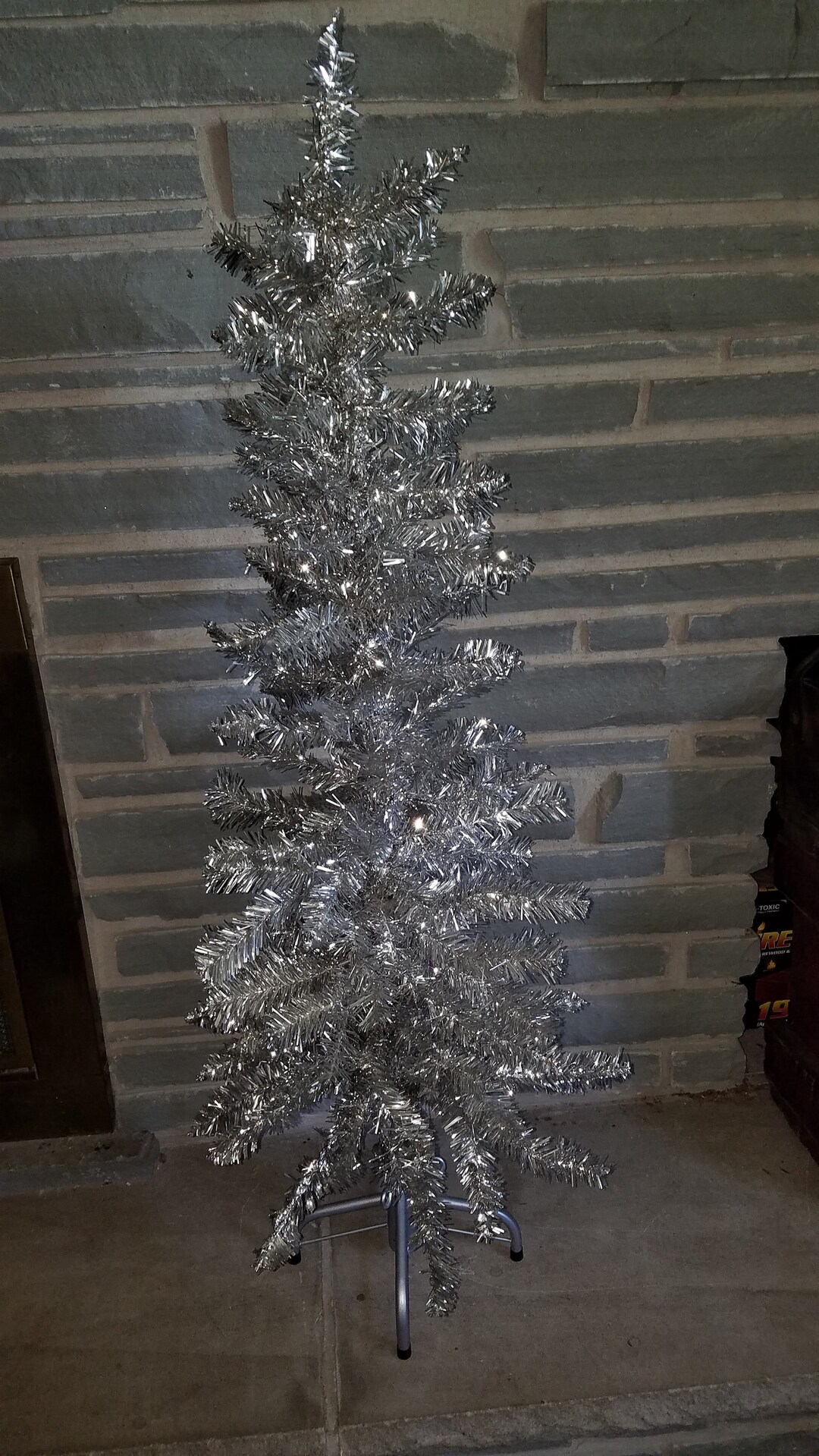 Vintage 46" Silver Aluminum Christmas Tree - Etsy