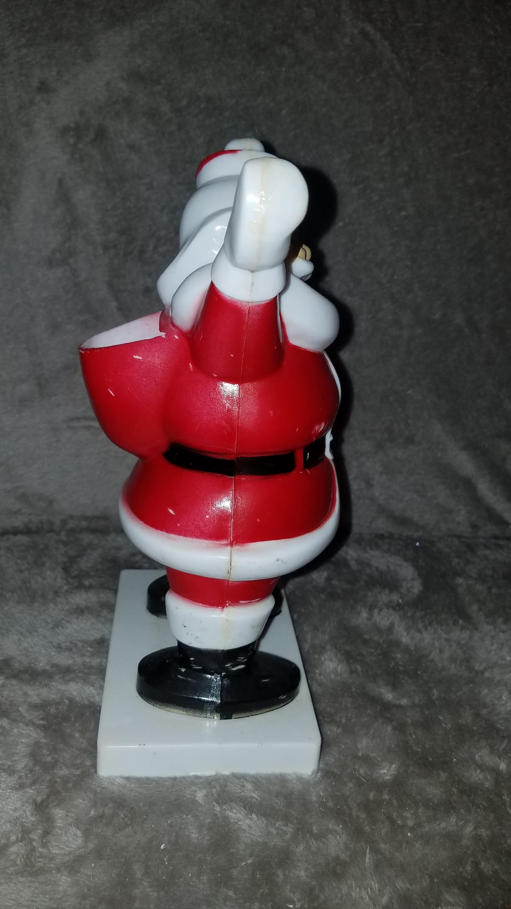 Vintage Plastic Rosbro Santa Light Up - Etsy
