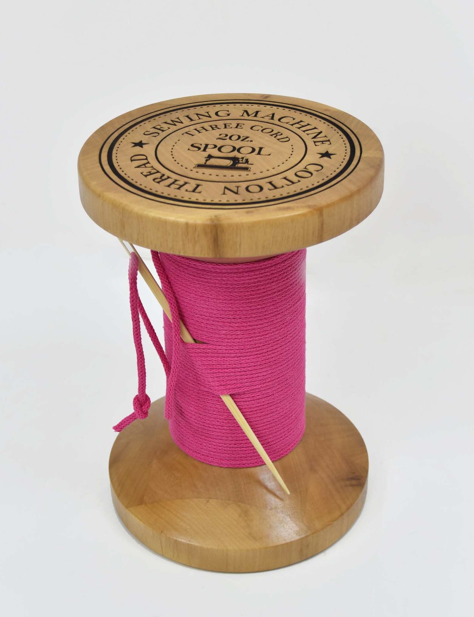 Big Wood Spool for Sewing Lovers Gift Engraved Vintage Spool | Etsy