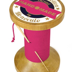 Super Sized Bobbin Wood Stool Giant Spool Stool for Home and Sewing ...