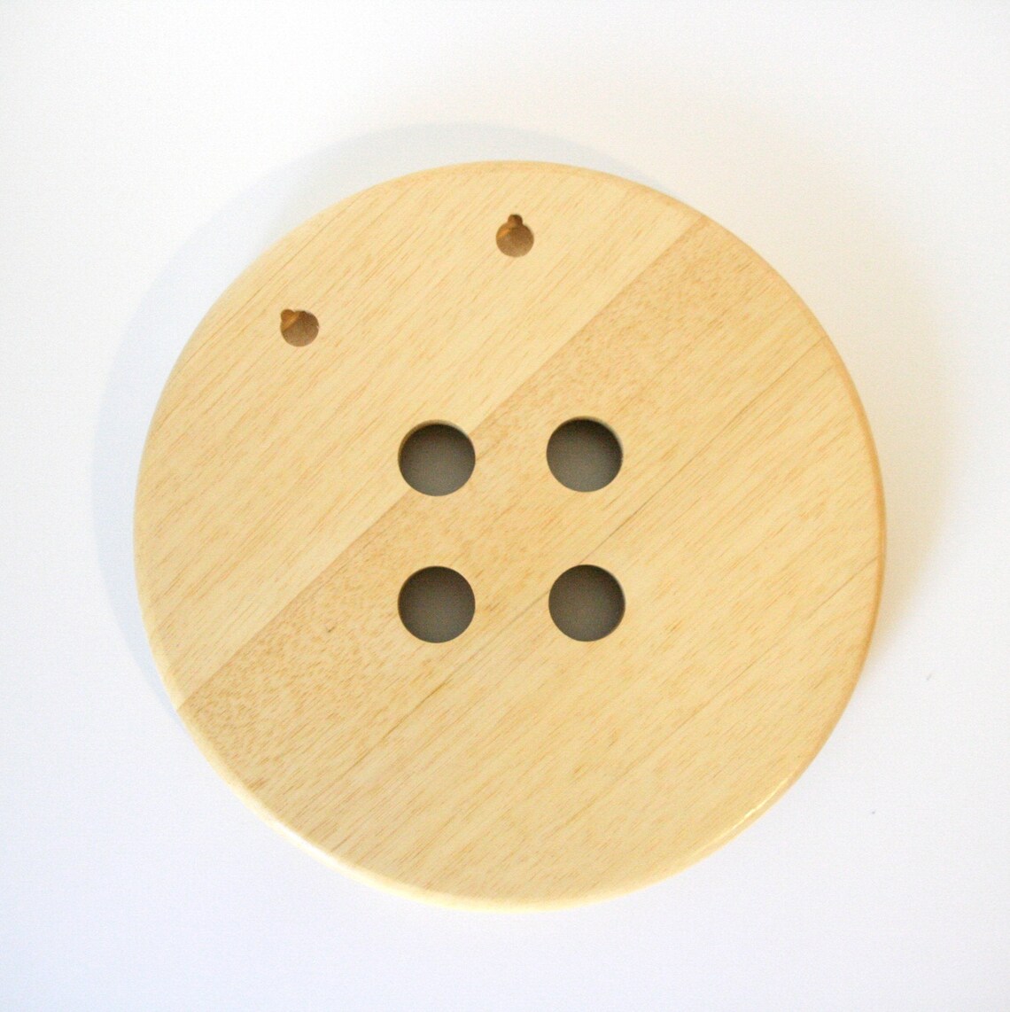 Dressmaker Gift, Giant Wood Button, Extra Large Wooden Button for Wall ...