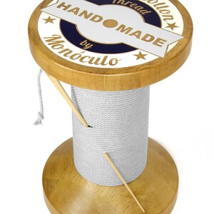 Super Sized Bobbin Wood Stool Giant Spool Stool for Home and Sewing ...