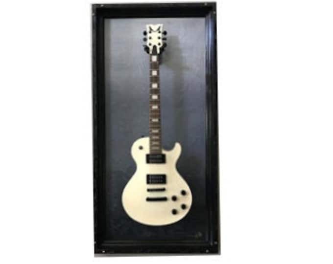 Guitar Display Frame or Case shades of Grey G Frames - Etsy