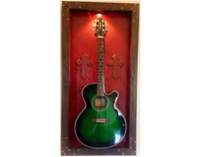 Guitar Display Frame or Case the Red Lighthouse G-frames - Etsy